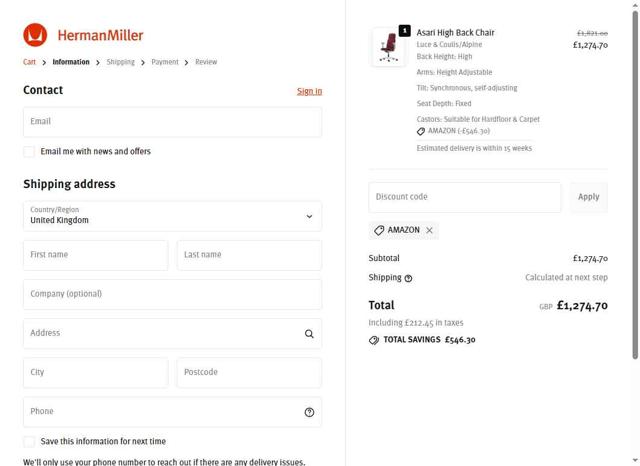 Herman Miller Promo Codes - 30% Off (Verified) Sep 2025