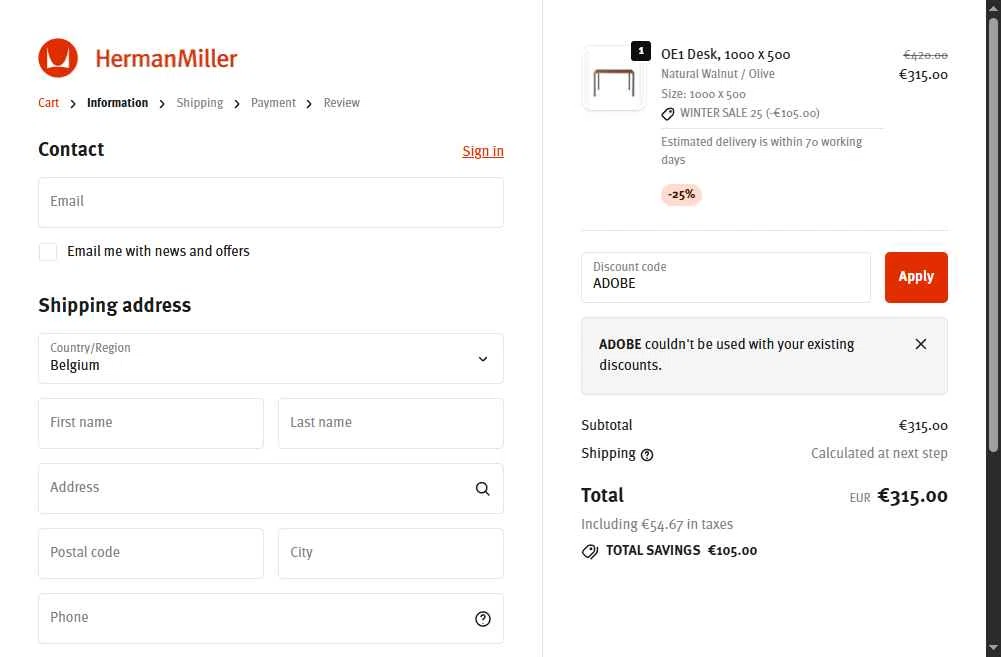 Herman Miller Promo Codes - 30% Off (9 Verified) Dec 2025