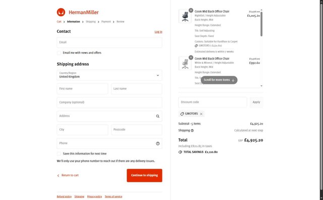 Herman Miller Promo Codes - 30% Off (Verified) Aug 2025