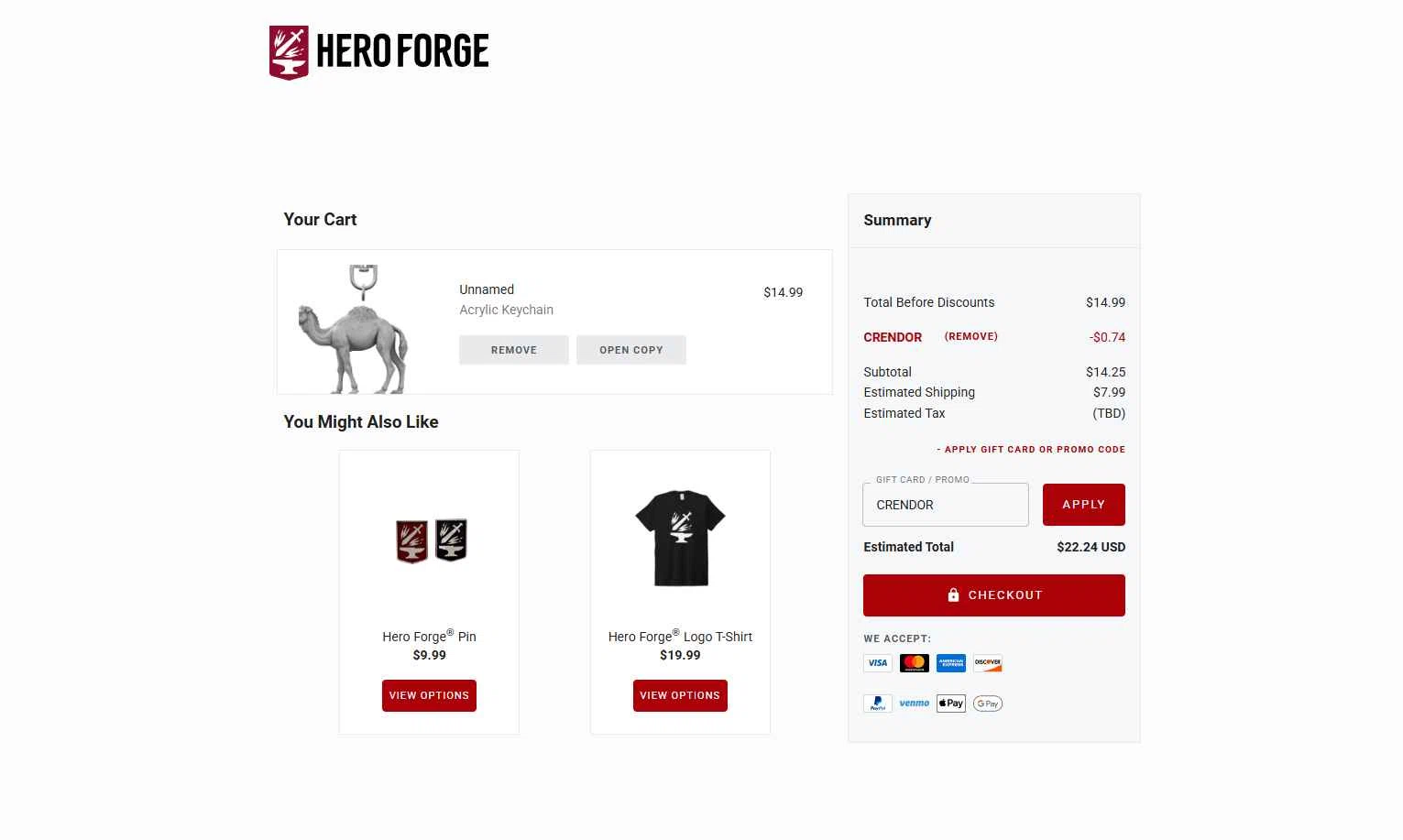 Hero Forge Promo Codes (6 Verified) - 5% Off w/Code Oct 2025