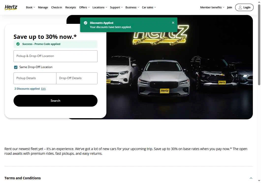 Hertz Promo Codes - 10% Off (9 Verified) Dec 2025