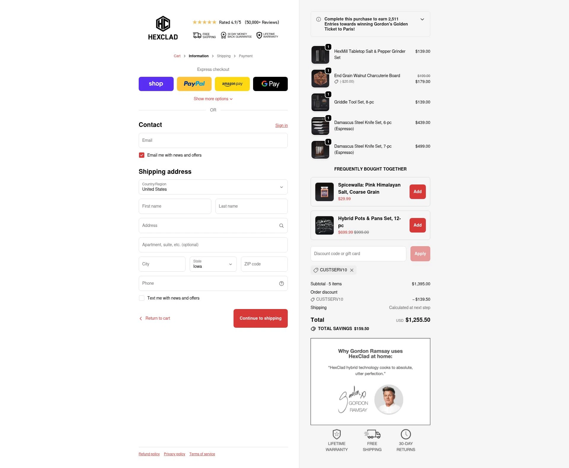 HexClad Promo Codes (7 Verified) - $50 Off Sitewide Oct 2025