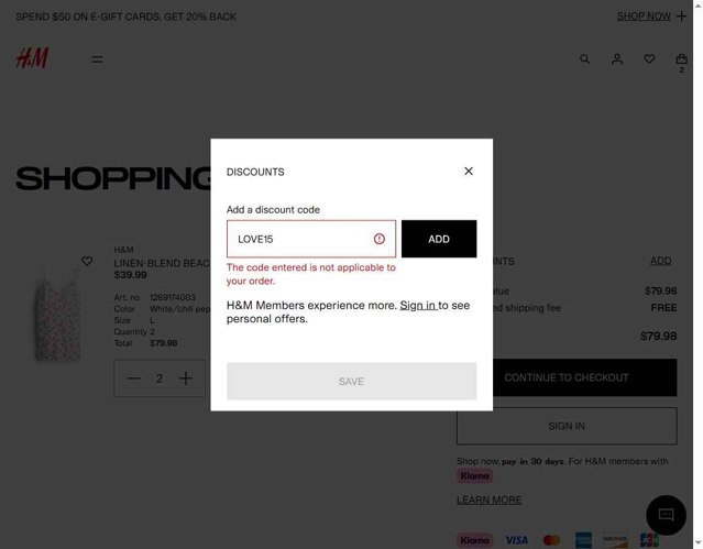 H&M Promo Codes - 15% Off Coupons Jul 2025