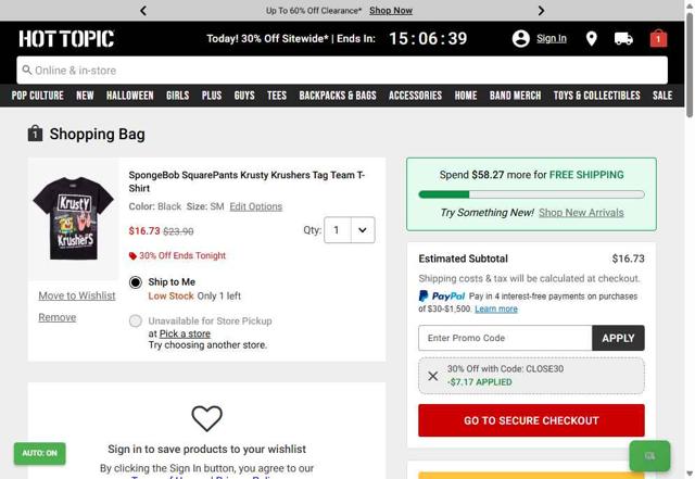 Hot Topic Promo Codes - $15 Off (2 Verified) Oct 2025