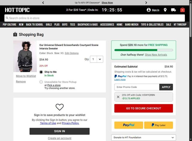 Hot Topic Promo Codes - 30% Off (2 Verified) Sep 2025