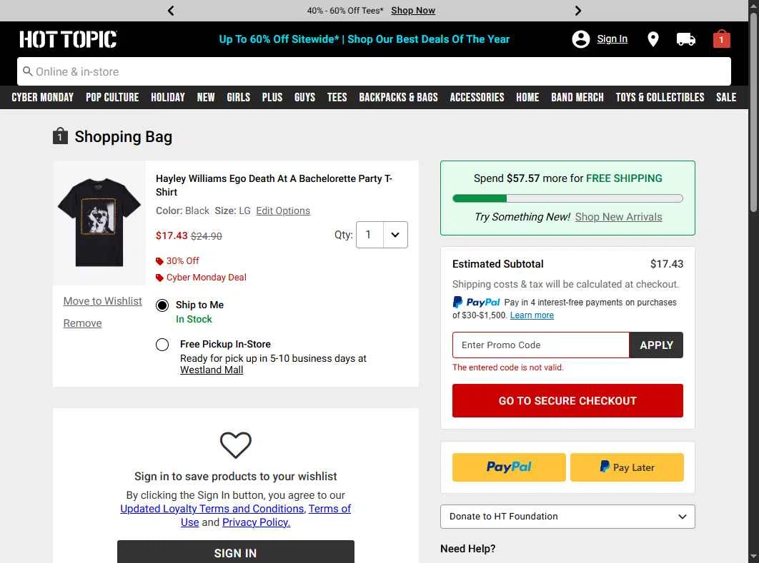 Hot Topic Promo Codes - $15 Off (3 Verified) Dec 2025