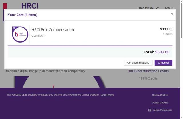 HRCI Promo Codes (8 Verified) - 25% Off Sitewide Sep 2025