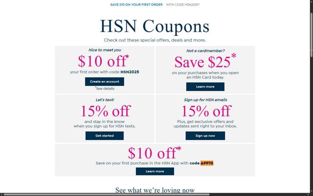 HSN Discount Codes - $15 Off (3 Verified) Sep 2025