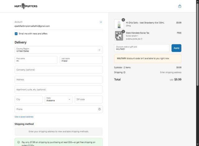 Huff and Puffers Promo Codes - 20% Off Coupons Aug 2025