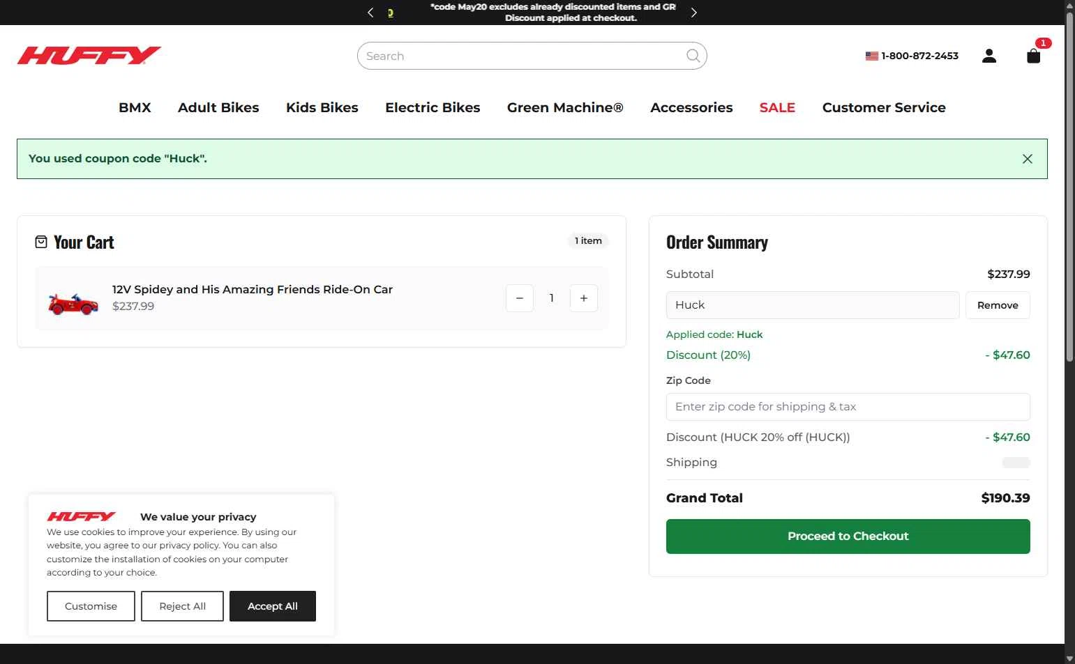 Huffy Bikes Promo Codes - 25% Off (6 Verified) Jun 2026