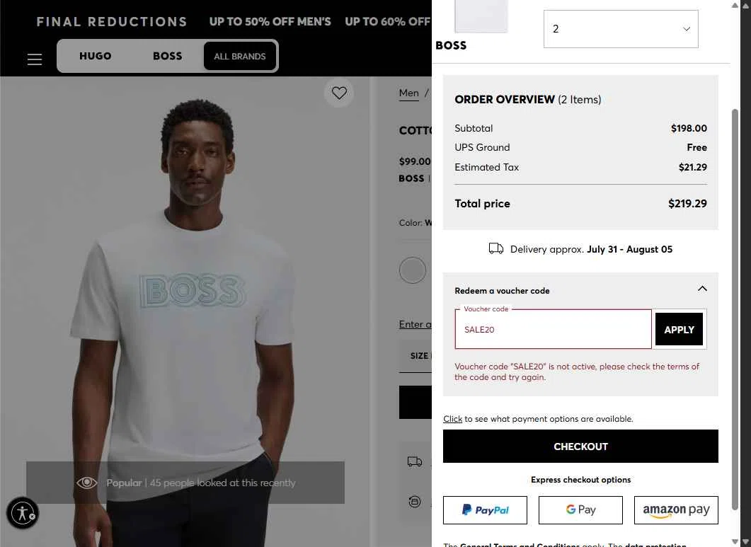 HUGO BOSS Promo Codes - 40% Off (2 Verified) Dec 2025