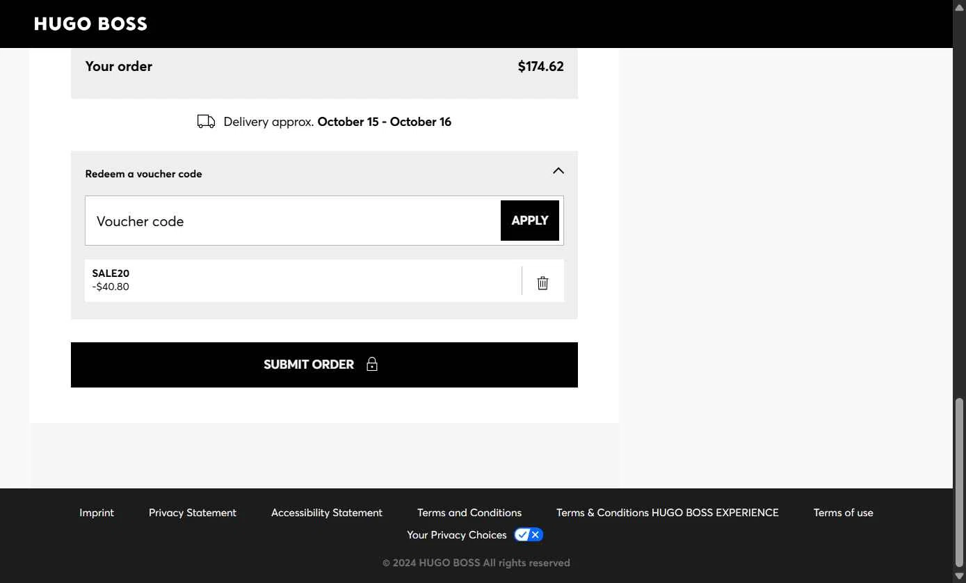 HUGO BOSS Promo Codes - 40% Off (2 Verified) Dec 2025