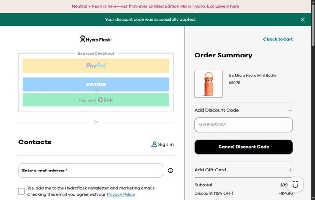 Hydro Flask Promo Codes (3 Verified) - 10% Off Sep 2025