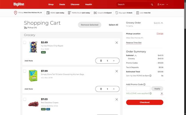 Hy-Vee Promo Codes (2 Verified) - $10 Off Sitewide Oct 2025