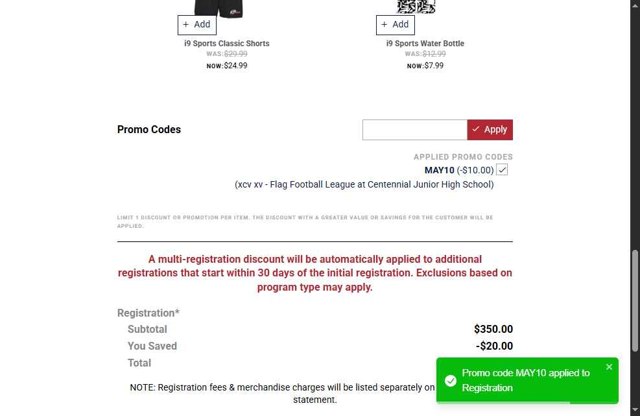 i9 Sports Promo Codes (4 Verified) - $100 Off Jun 2025