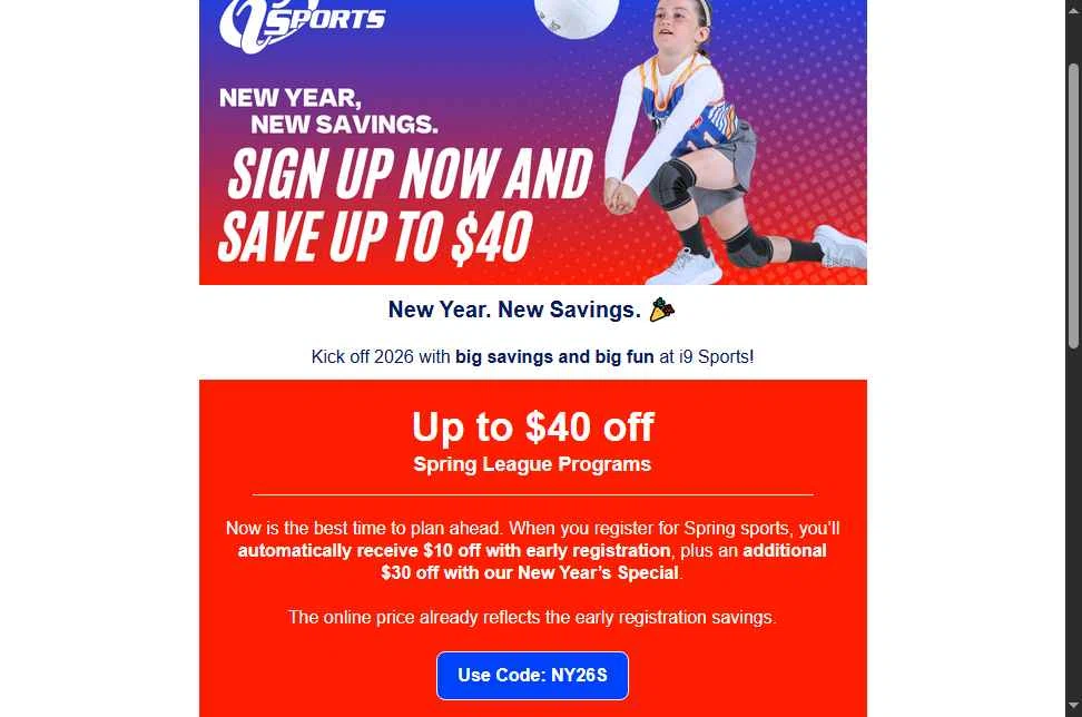 i9 Sports Promo Codes - 10% Off (3 Verified) Feb 2026