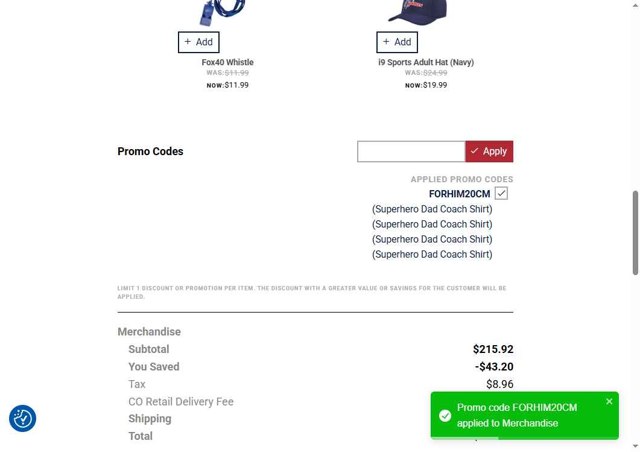 i9 Sports Promo Codes (1 Verified) - $20 Off w/Code Jul 2025