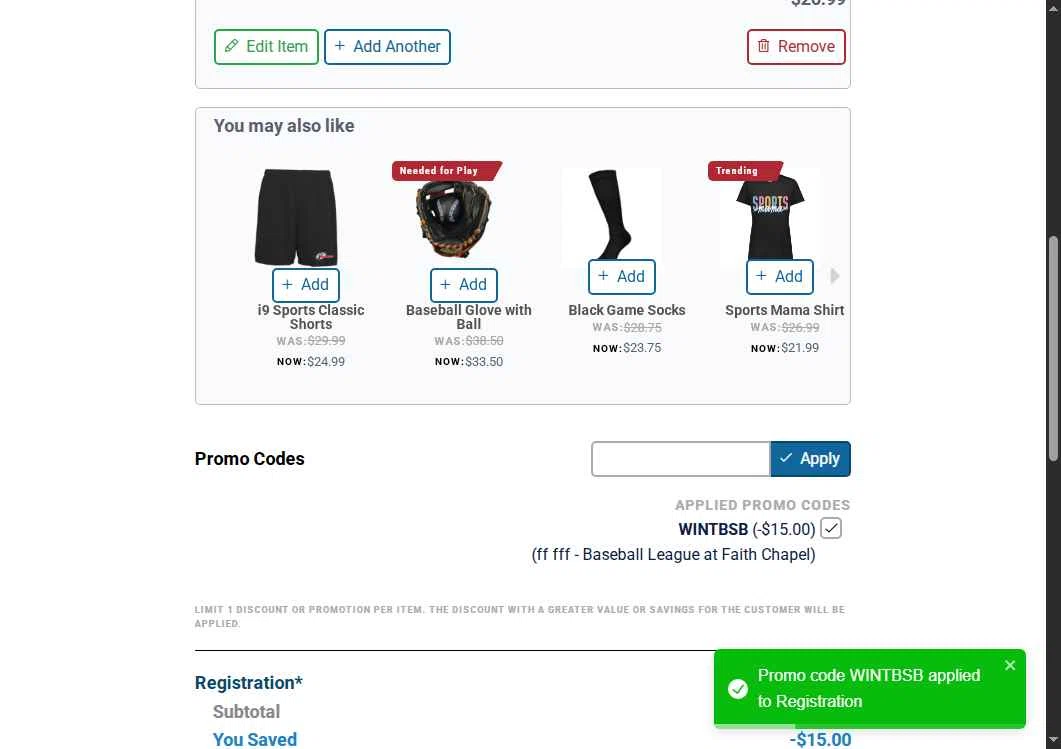 i9 Sports Promo Codes (4 Verified) - $20 Off w/Code Nov 2025