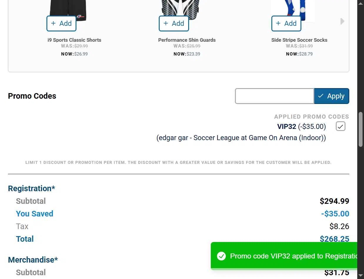 i9 Sports Promo Codes - $25 Off (3 Verified) Dec 2025