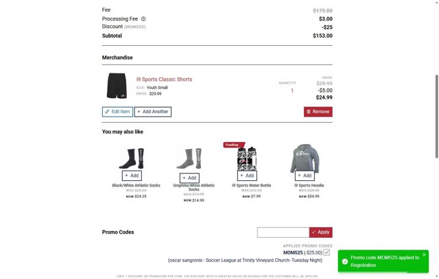 i9 Sports Promo Codes (7 Verified) - $15 Off w/Code May 2025