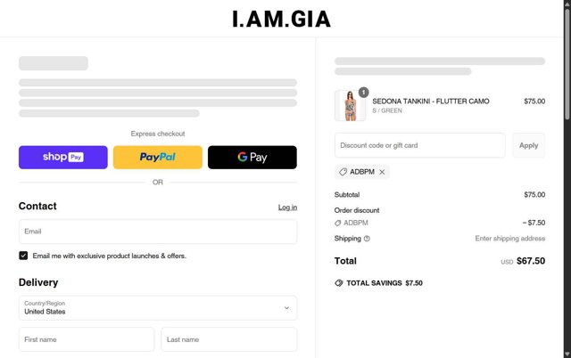 I.AM.GIA Discount Codes (6 Verified) - 10% Off May 2025