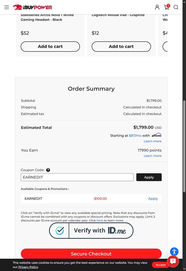 iBUYPOWER Promo Codes (3 Verified) - $200 Off Sep 2025