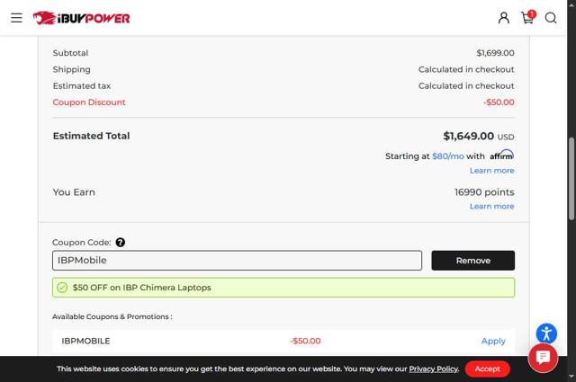 iBUYPOWER Promo Codes (3 Verified) - $50 Off w/Code Oct 2025