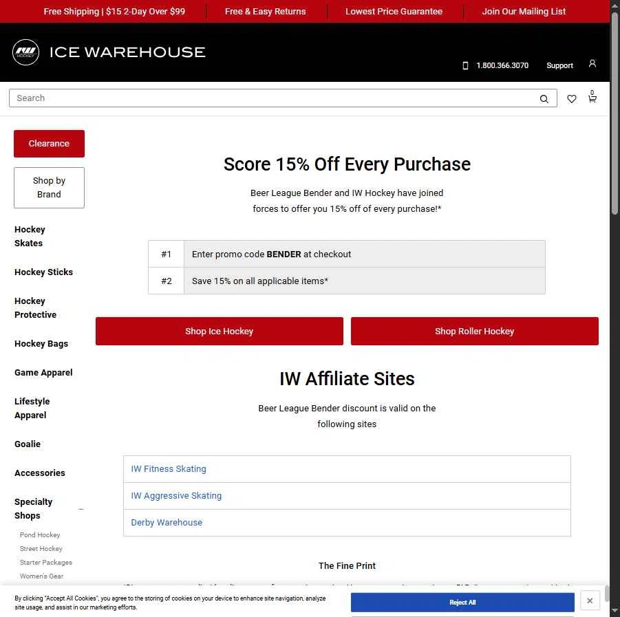 Ice Warehouse Promo Codes - 10% Off (3 Verified) Mar 2026
