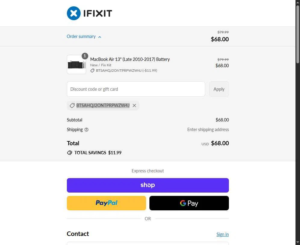 iFixit Promo Codes - 10% Off Sitewide Coupons Jan 2026