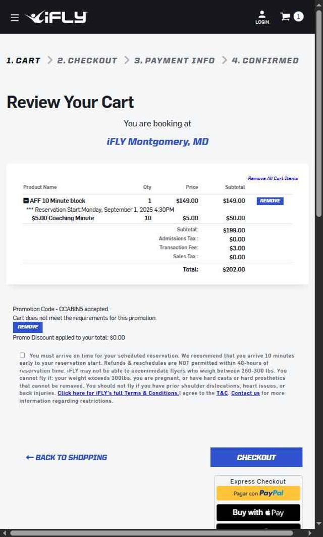 iFLY Promo Codes (2 Verified) - 5% Off w/Code Oct 2025