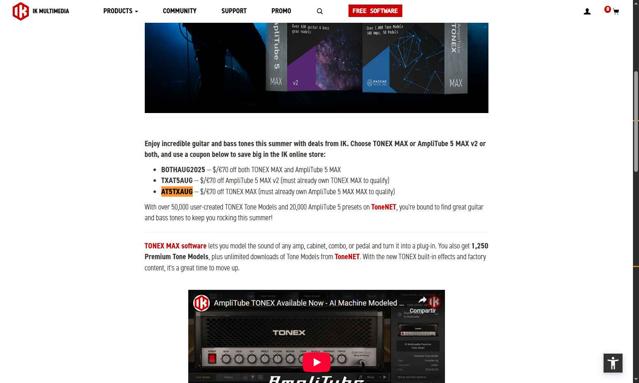 IK Multimedia Promo Codes - $200 Off Oct 2025