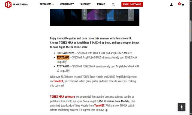 IK Multimedia Promo Codes - $200 Off Oct 2025