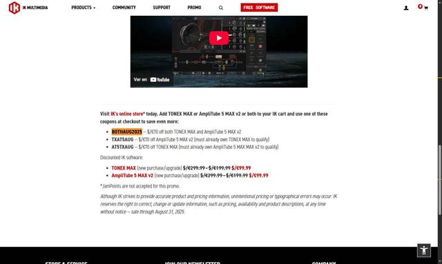 IK Multimedia Promo Codes - $200 Off Oct 2025