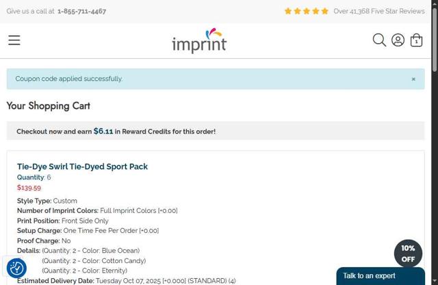 Imprint Promo Codes (11 Verified) - 15% Off w/Code Oct 2025