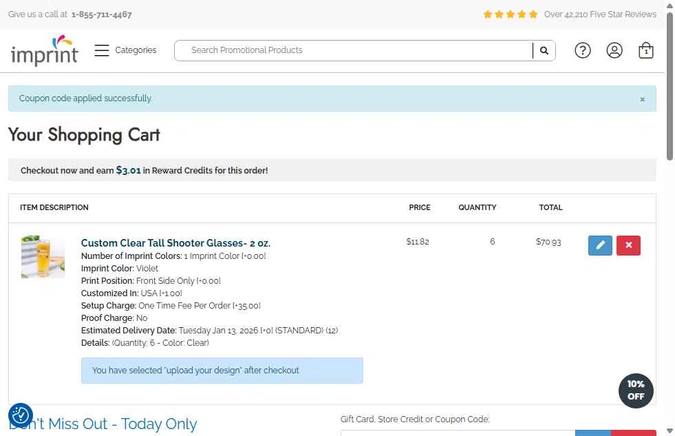 Imprint Promo Codes - 15% Off (9 Verified) Jan 2026