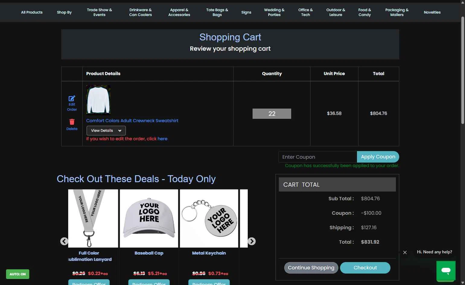 Imprint Now Promo Codes - $100 Off (9 Verified) Jan 2026