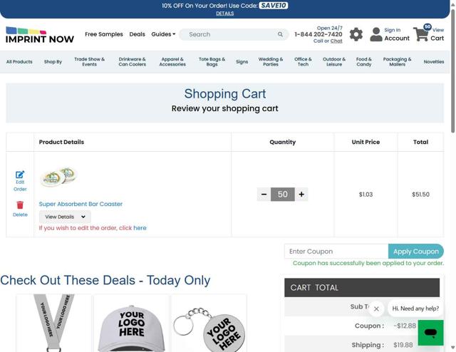 Imprint Now Promo Codes - $100 Off (Verified) Oct 2025