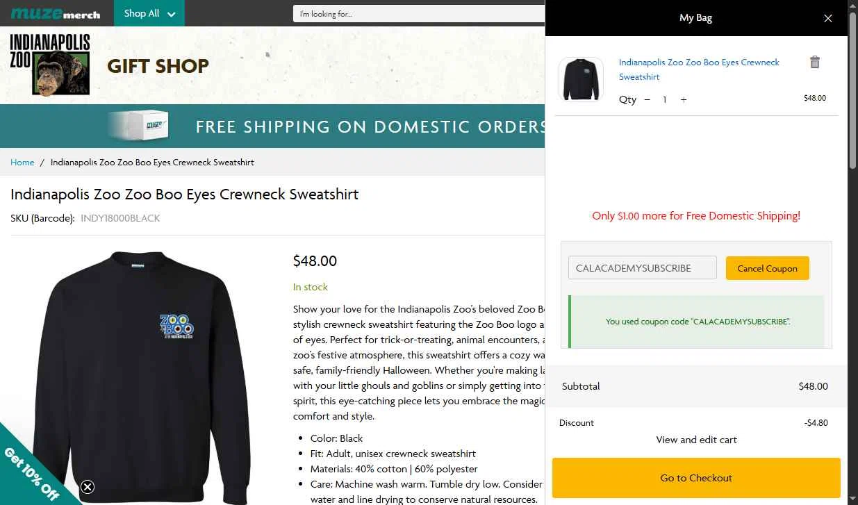 Indianapolis Zoo Promo Code - 10% Off (Verified) Nov 2025