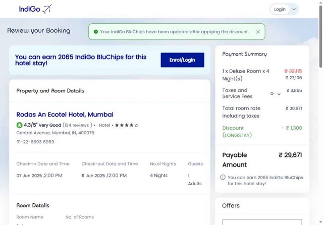 IndiGo Airlines Promo Codes - 30% Off Jun 2025