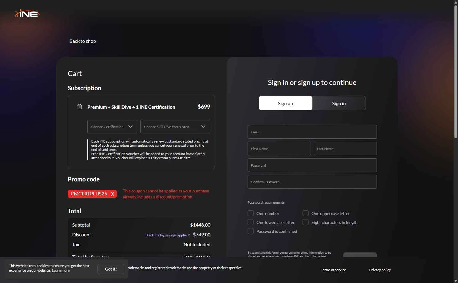 INE Promo Codes - 50% Off Sitewide (3 Verified) Dec 2025