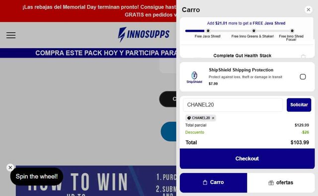 Inno Supps Promo Codes (9 Verified) - 20% Off Jun 2025