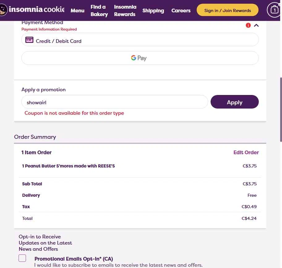 Insomnia Cookies Promo Codes - 20% Off Nov 2025