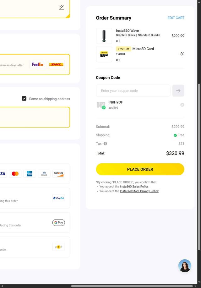 Insta360 Promo Codes (17 Verified) - 10% Off w/Code Oct 2025