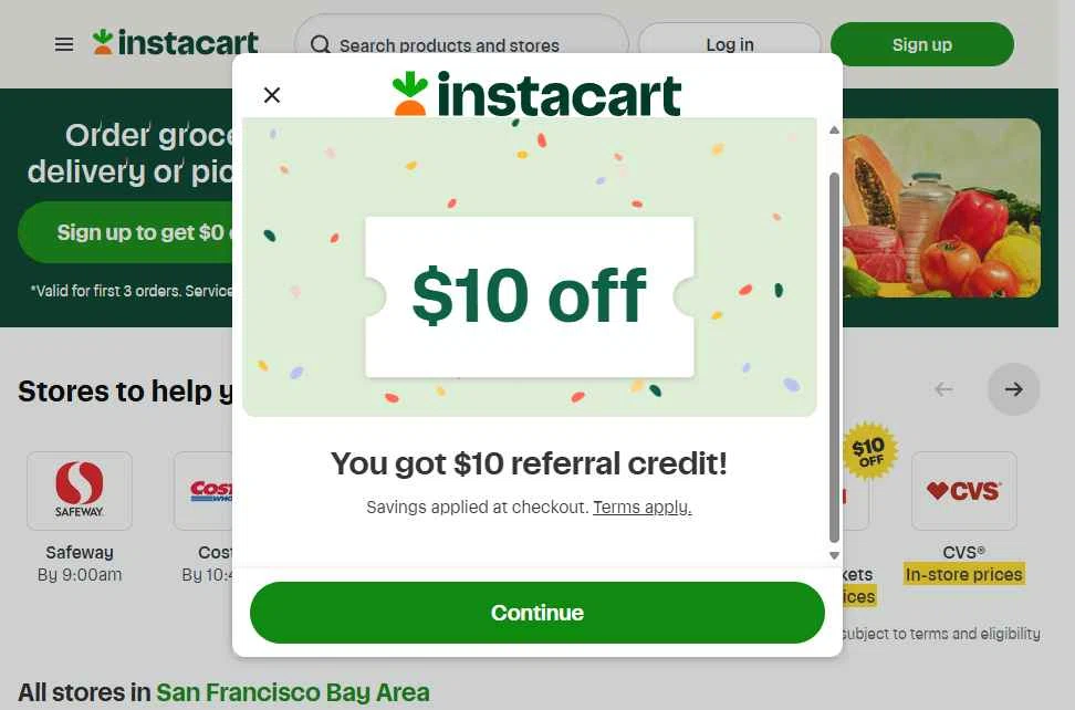 Instacart Promo Codes - $10 Off (5 Verified) Nov 2025
