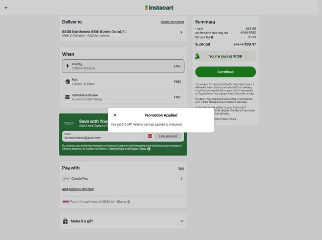 Instacart Promo Codes (6 Verified) - $10 Off w/Code Oct 2025