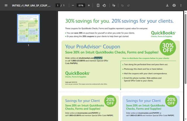 Intuit QuickBooks Promo Codes - 20% Off Oct 2025