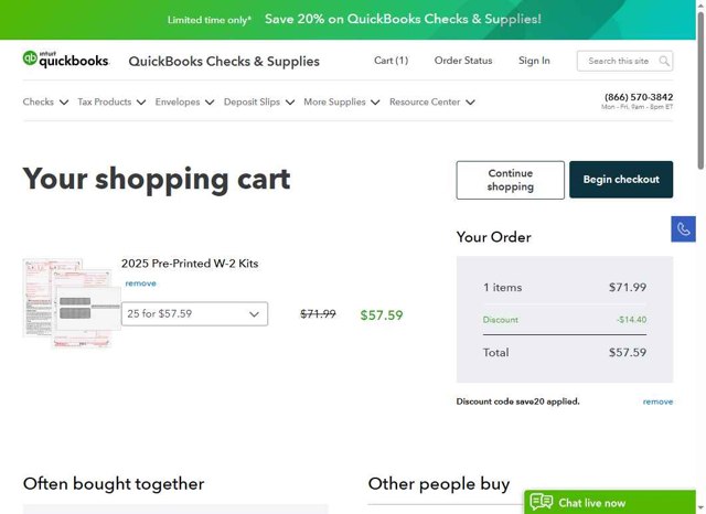 Intuit QuickBooks Promo Codes - 20% Off Aug 2025