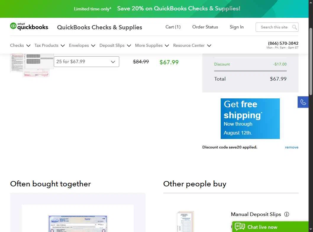Intuit QuickBooks Promo Code - 20% Off December 2025