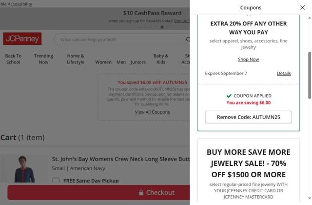 JCPenney Discount Codes - 40% Off (3 Verified) Oct 2025