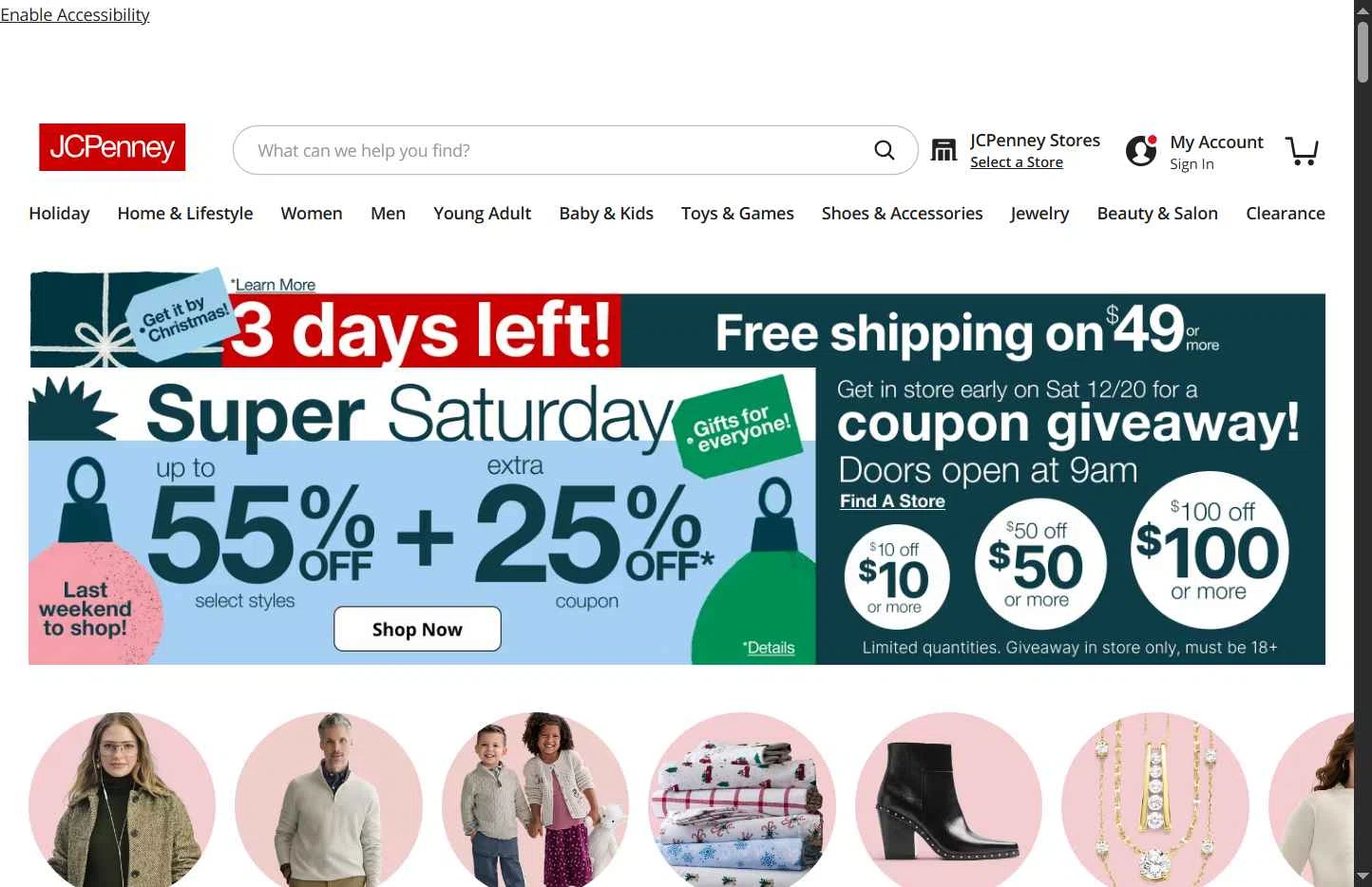 JCPenney Promo Codes - 10% Off (3 Verified) Jan 2026